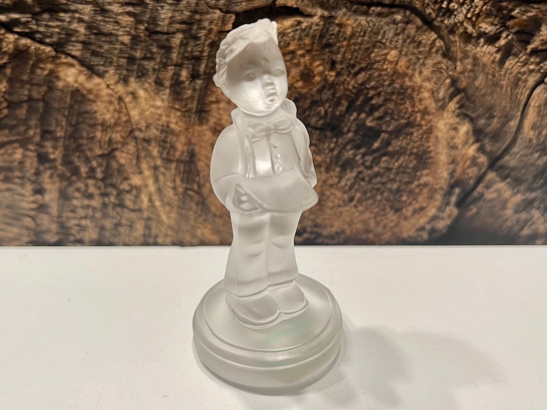 Vintage Goebel Glass Caroler Figurine: Heldentenor Soloist, 1980s ...