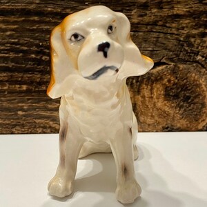 Vintage Dog Figurine, Labrador Porcelain Dog Statue, Hand-painted ...