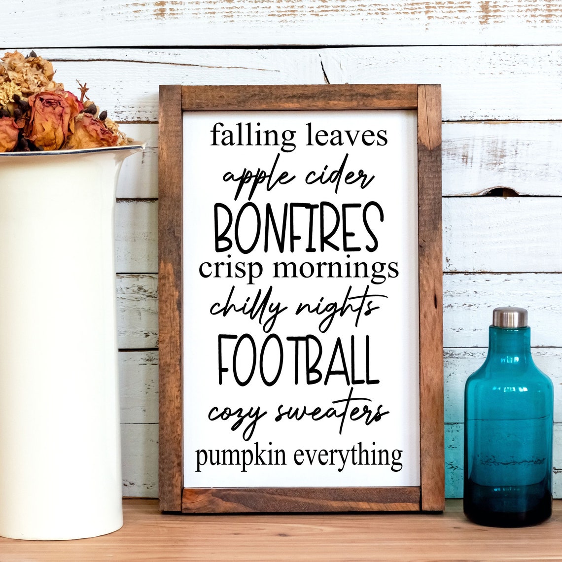 Fall Subway Art SVG, Fall Subway Art PNG, Fall Stencil File, Fall ...