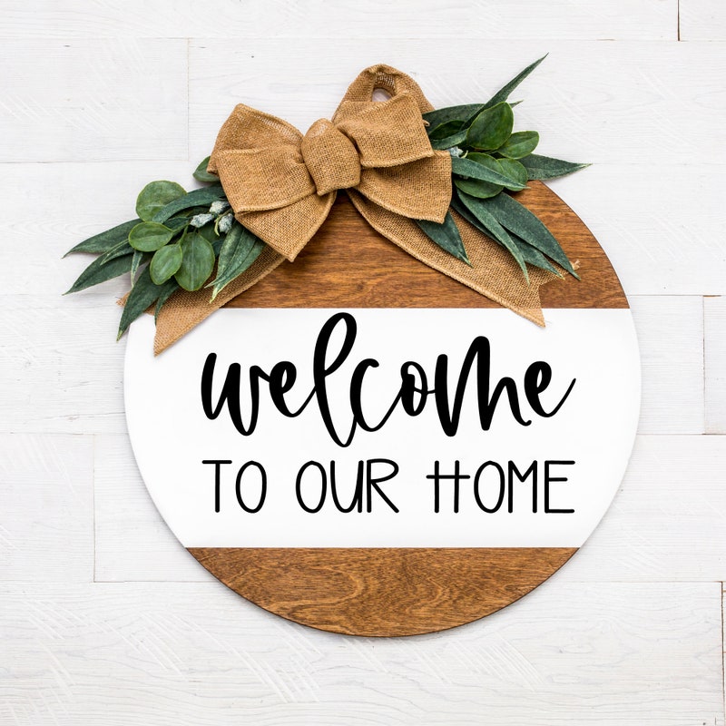 Welcome to Our Home Sign - Etsy