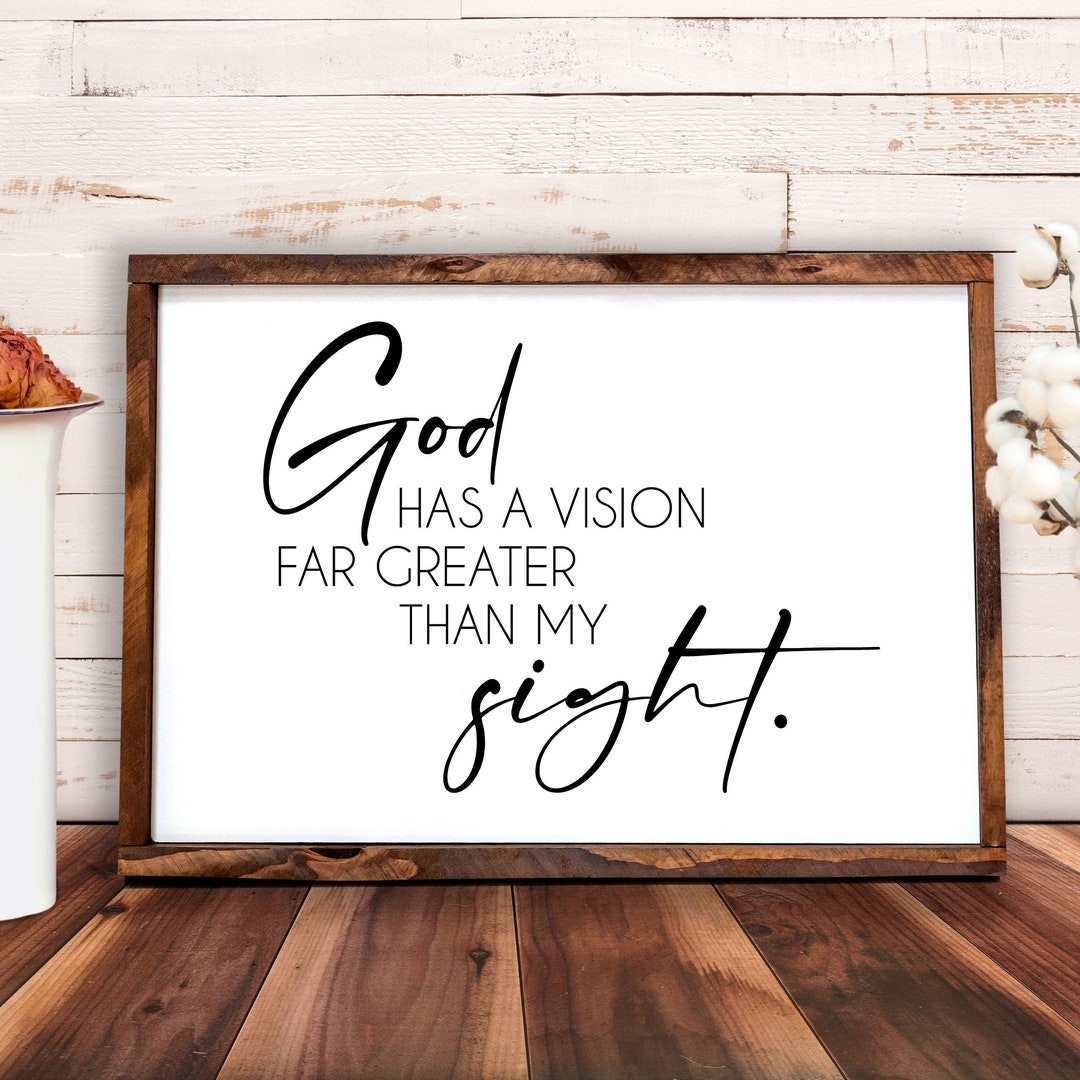 God Has a Vision Far Greater Than My Sight, God SVG, Religious SVG, God ...