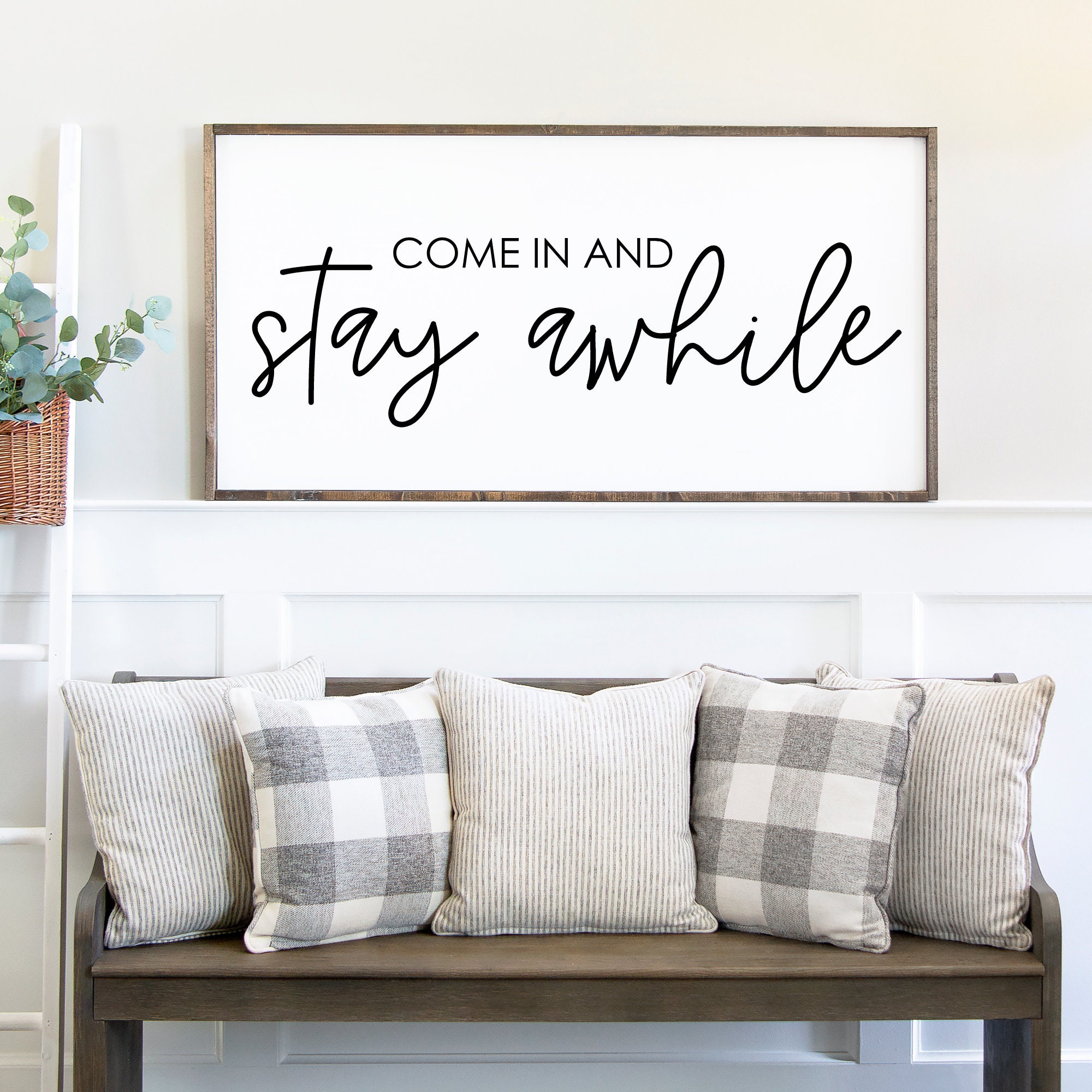 Come in and Stay Awhile SVG, Come in SVG, Stay Awhile SVG, Home Decor ...