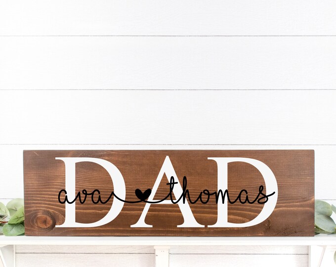 Happy Father's Day I Heart Dad Stencil by Studior12 Reusable Mylar ...