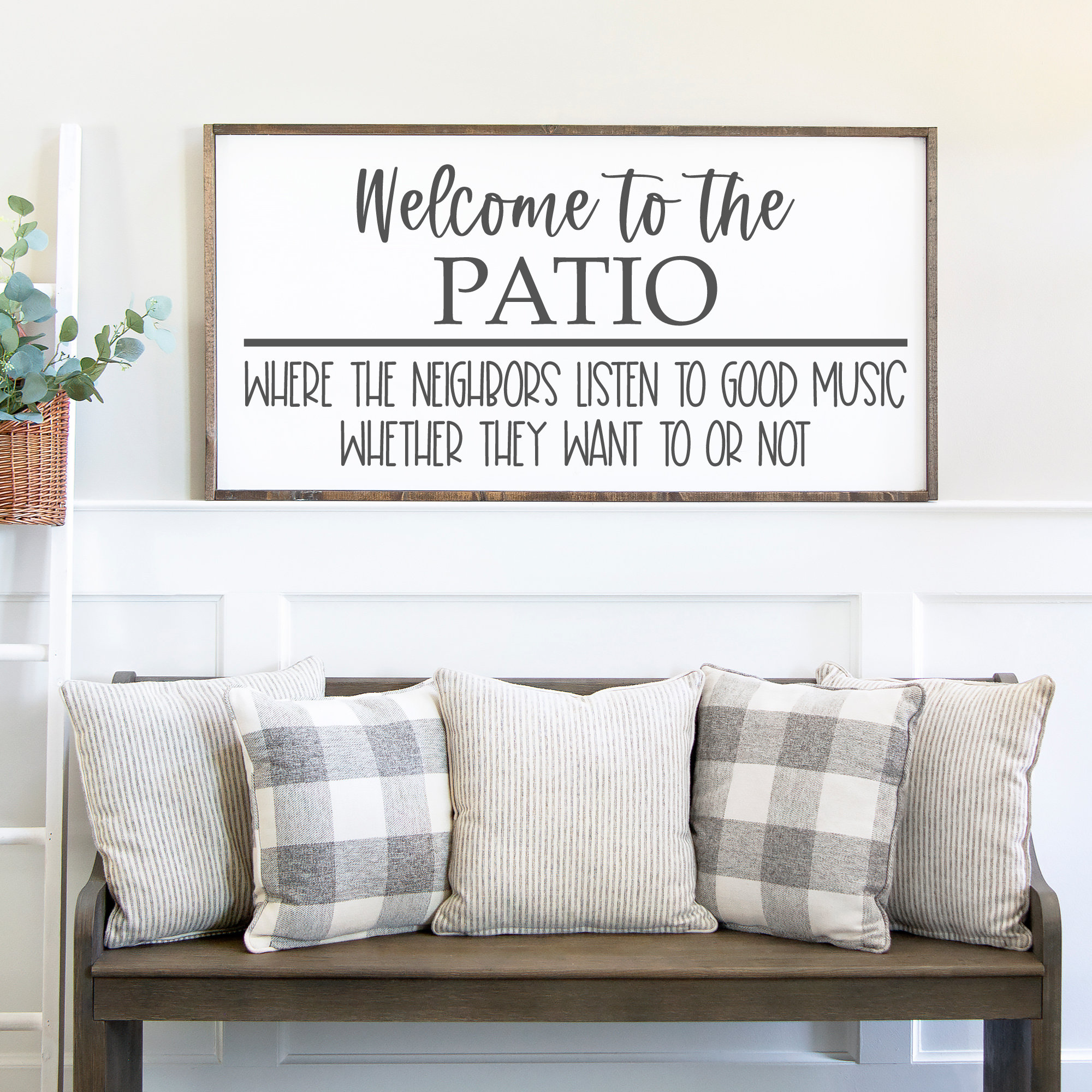 Welcome to the Patio SVG, Patio Stencil, Patio SVG, Welcome Sign - Etsy