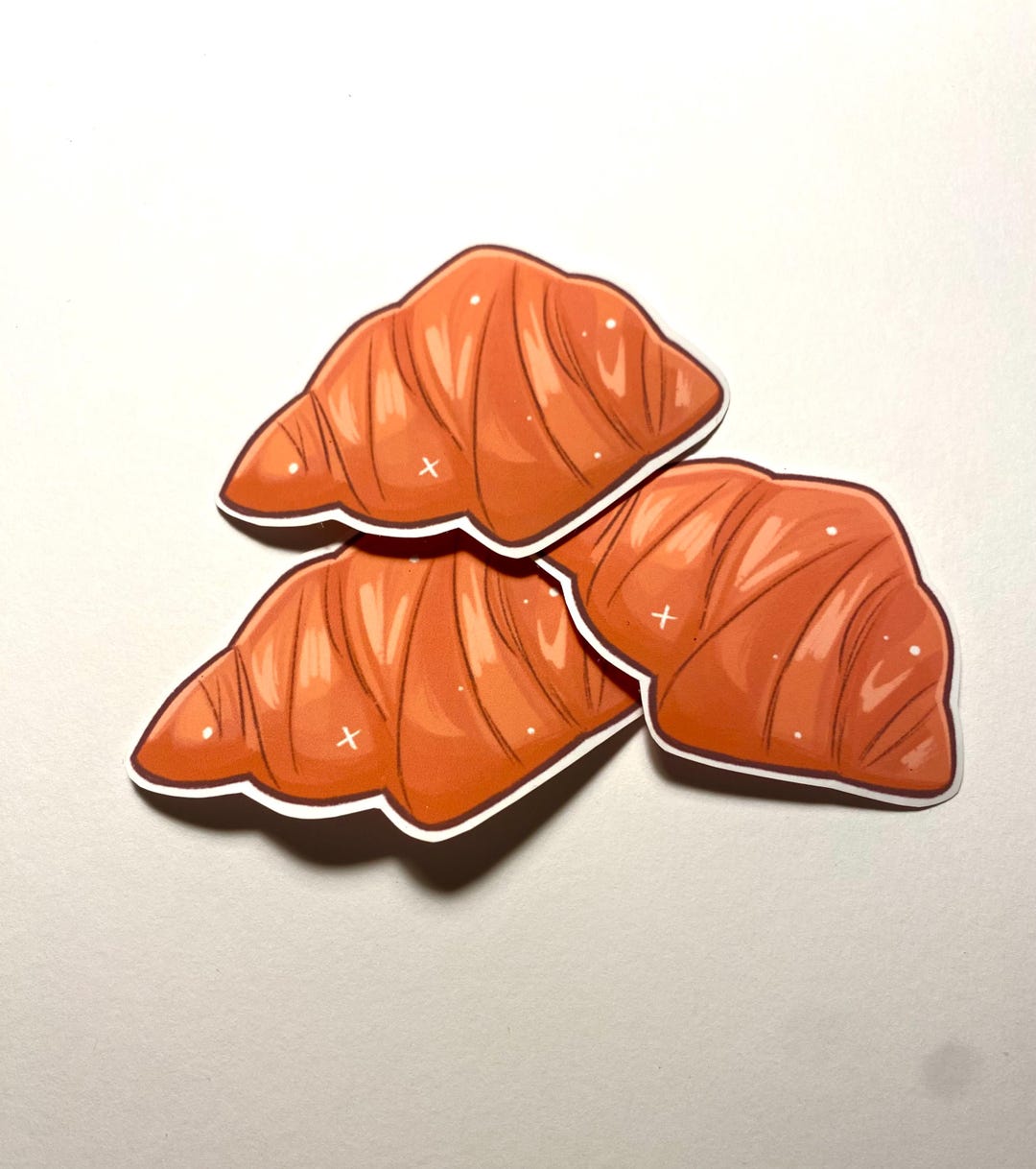 Croissant Sticker | Matte Vinyl Illustrated Bakery Art - Etsy