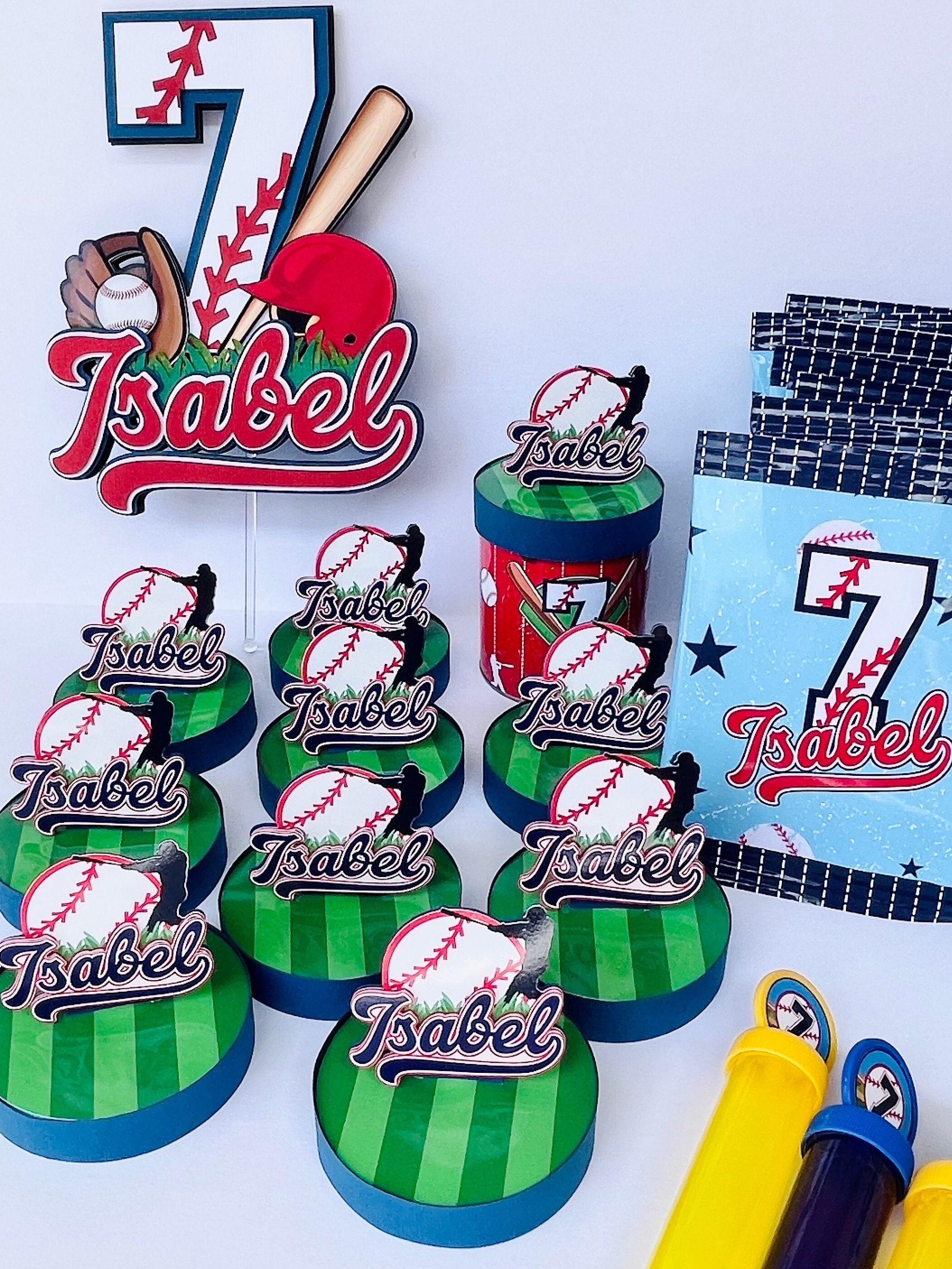 Baseball Cake Topper, Personalized Baseball Cake Topper, Custom ...
