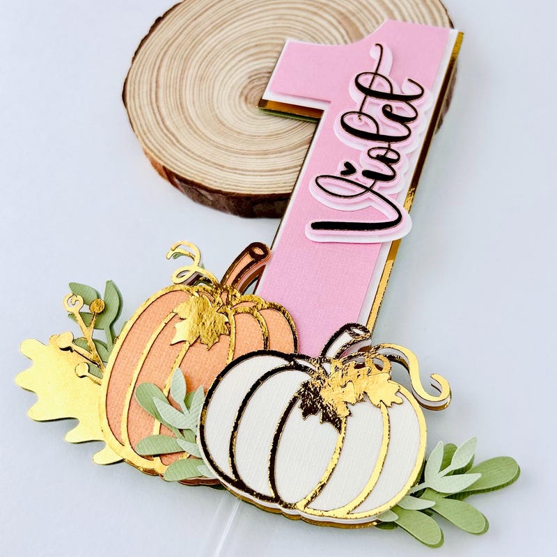 Fall Cake Topper - Etsy