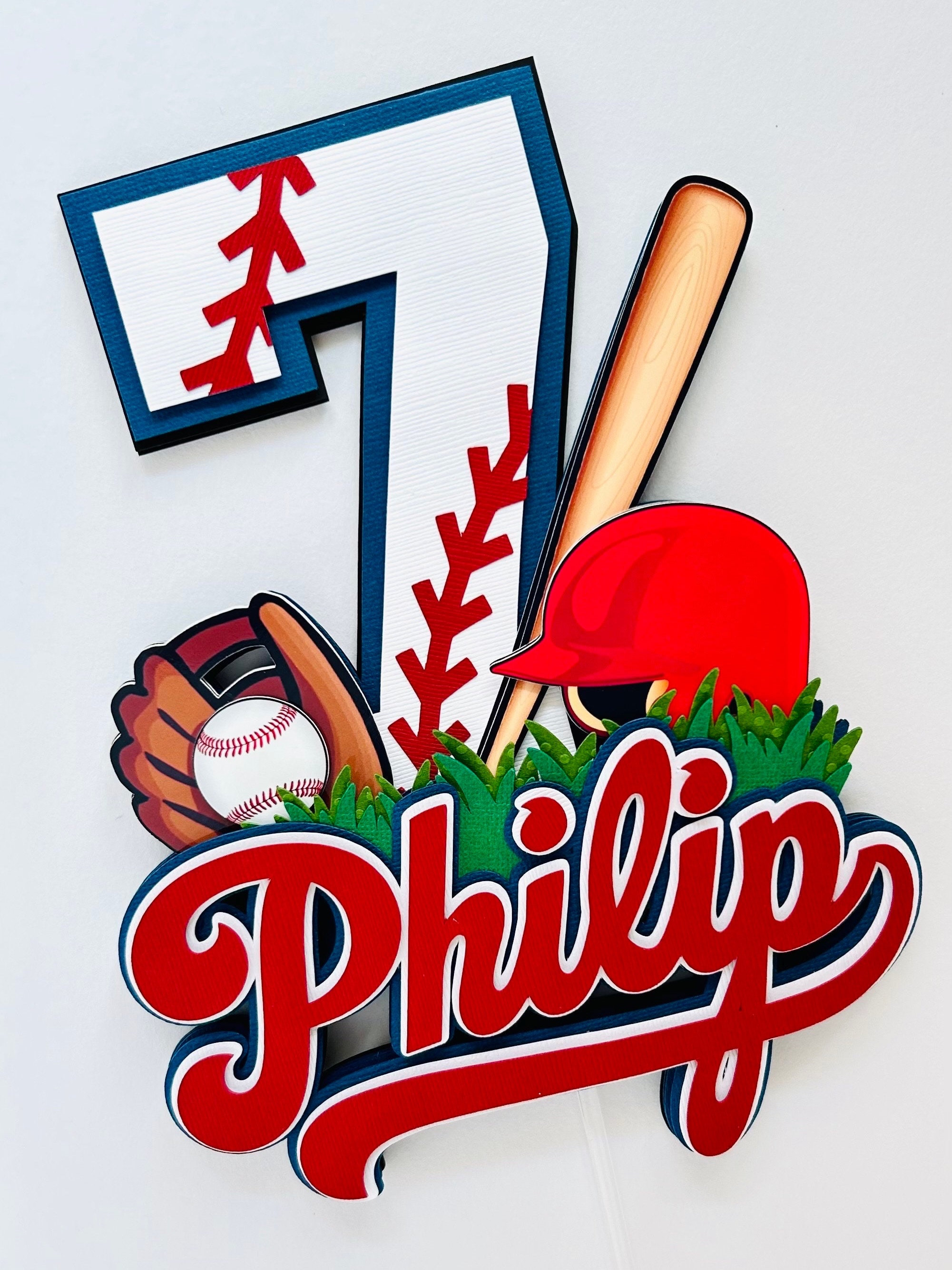 Baseball Cake Topper, Personalized Baseball Cake Topper, Custom ...