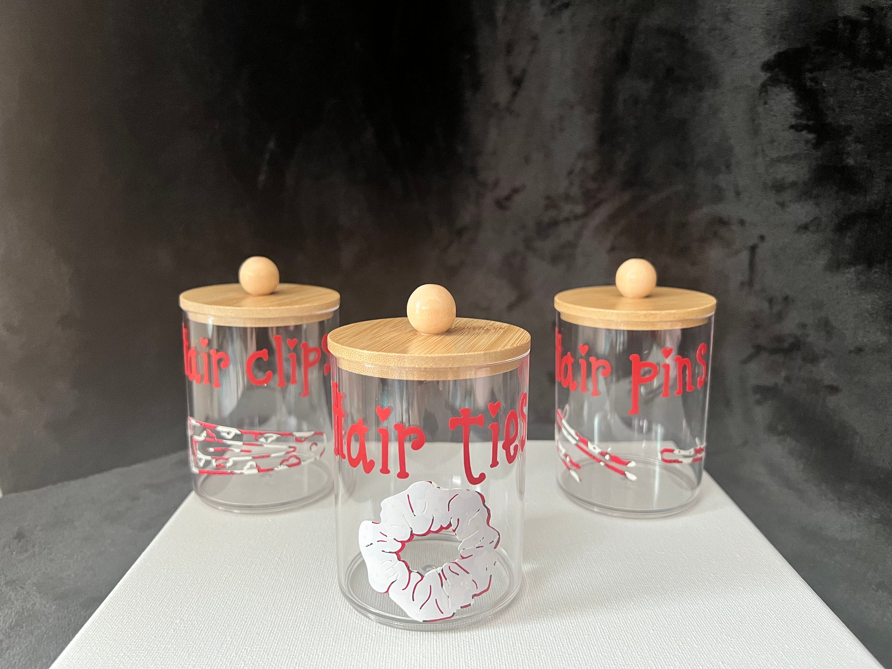 Hair Storage Trio| Adorable Hair Accessory Storage| Hair Accessory ...