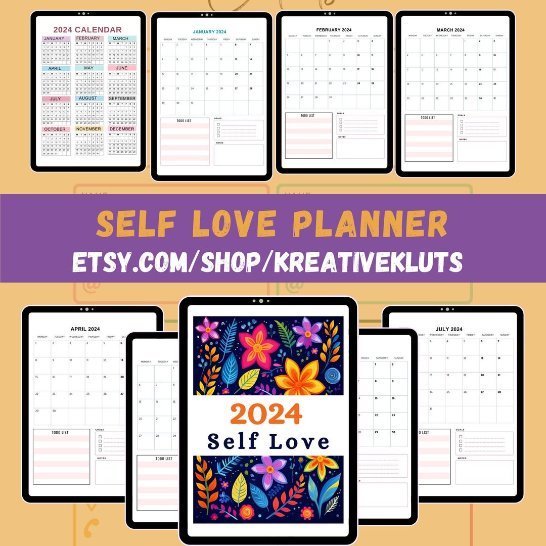 Self Love Planner || Self Love Journal | Self Care Planner | Self Care ...
