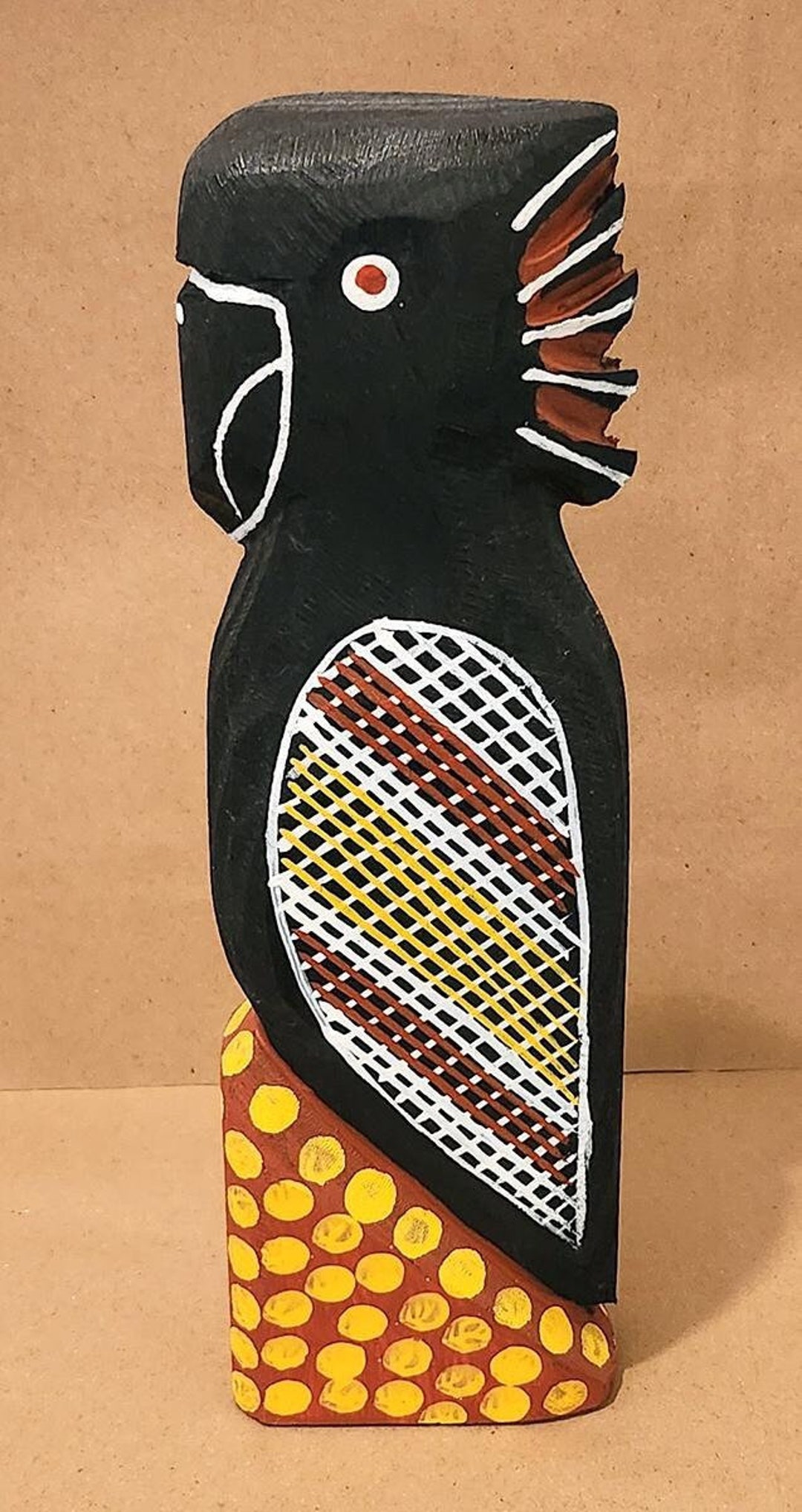 Hand Carved Aboriginal Bird Sculpture by Kenny Reid - Etsy