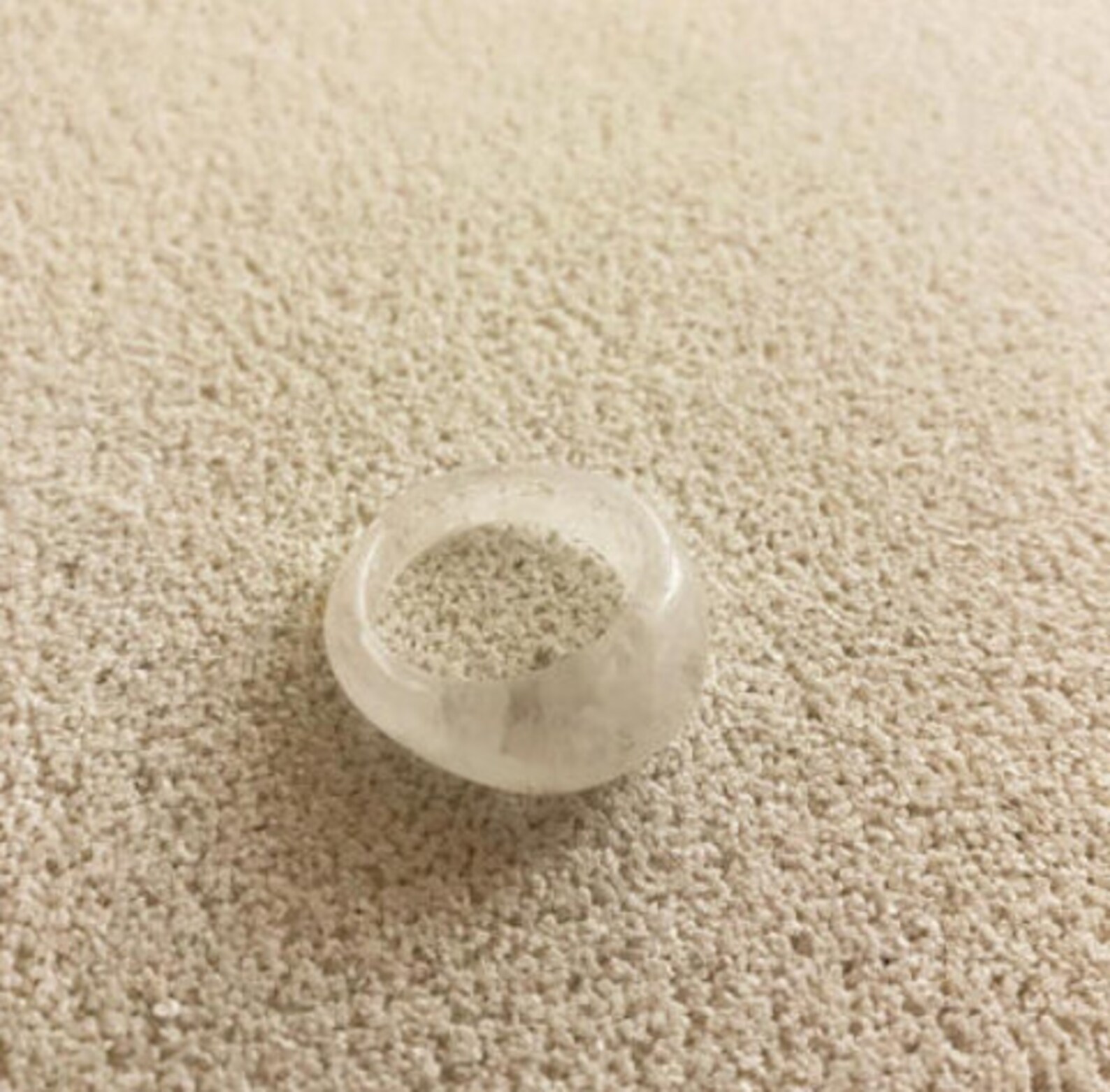 Y2K Marble Transparent Resin Rings Irregular Chic and Unique - Etsy