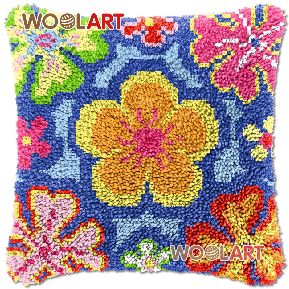 Lower Power Latch Hook Cushion Cover Kits for Adults Blank Canvas - Etsy