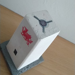 Personalised OS Trig Point Model - Plain White With Your Choice of Text ...
