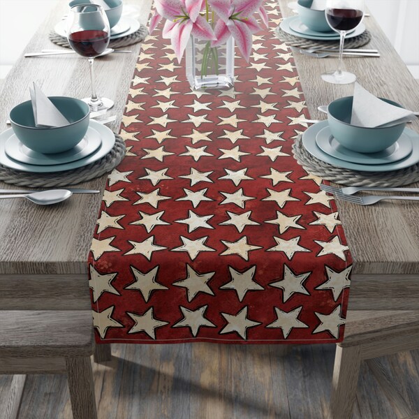 Flag Table Runner - Etsy