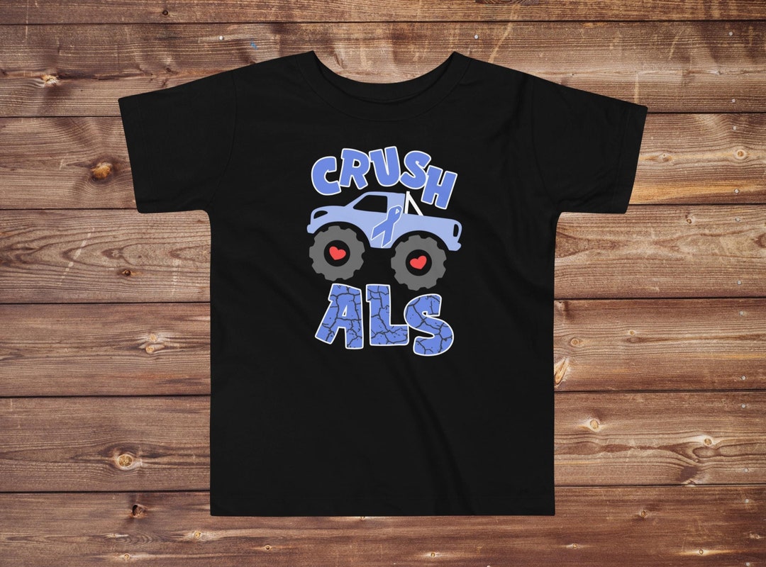 ALS Shirt, Crush ALS Shirt, ALS Awareness Shirt, Toddler Short Sleeve ...