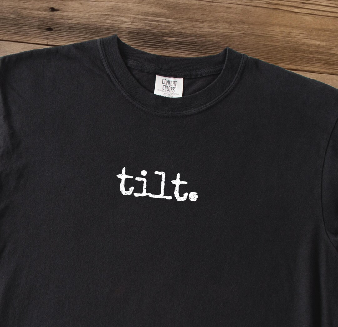 Pinball Shirt, Tilt, Minimalist Pinball Tee, Comfort Colors Unisex T ...