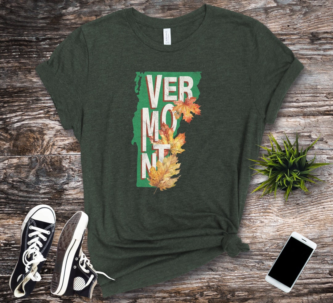 Vermont Shirt, Vermont State Shirt, Distressed Vermont Shirt, VT Shirt ...