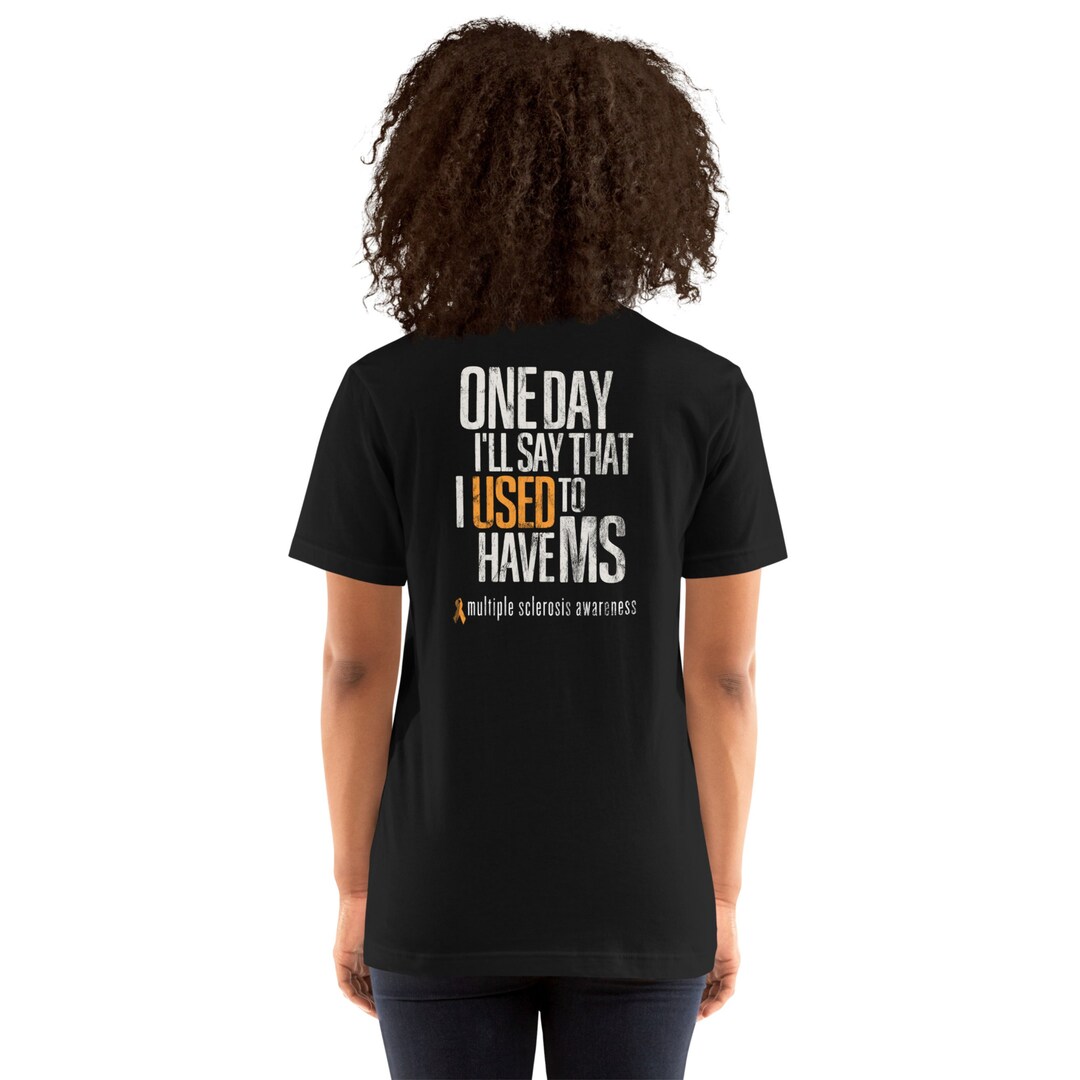 MS Shirt, Multiple Sclerosis Awareness Shirt, Distressed MS Tee, MS ...