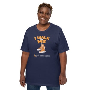 MS Shirt, I Walk for MS Shirt, Distressed Multiple Sclerosis Awareness ...