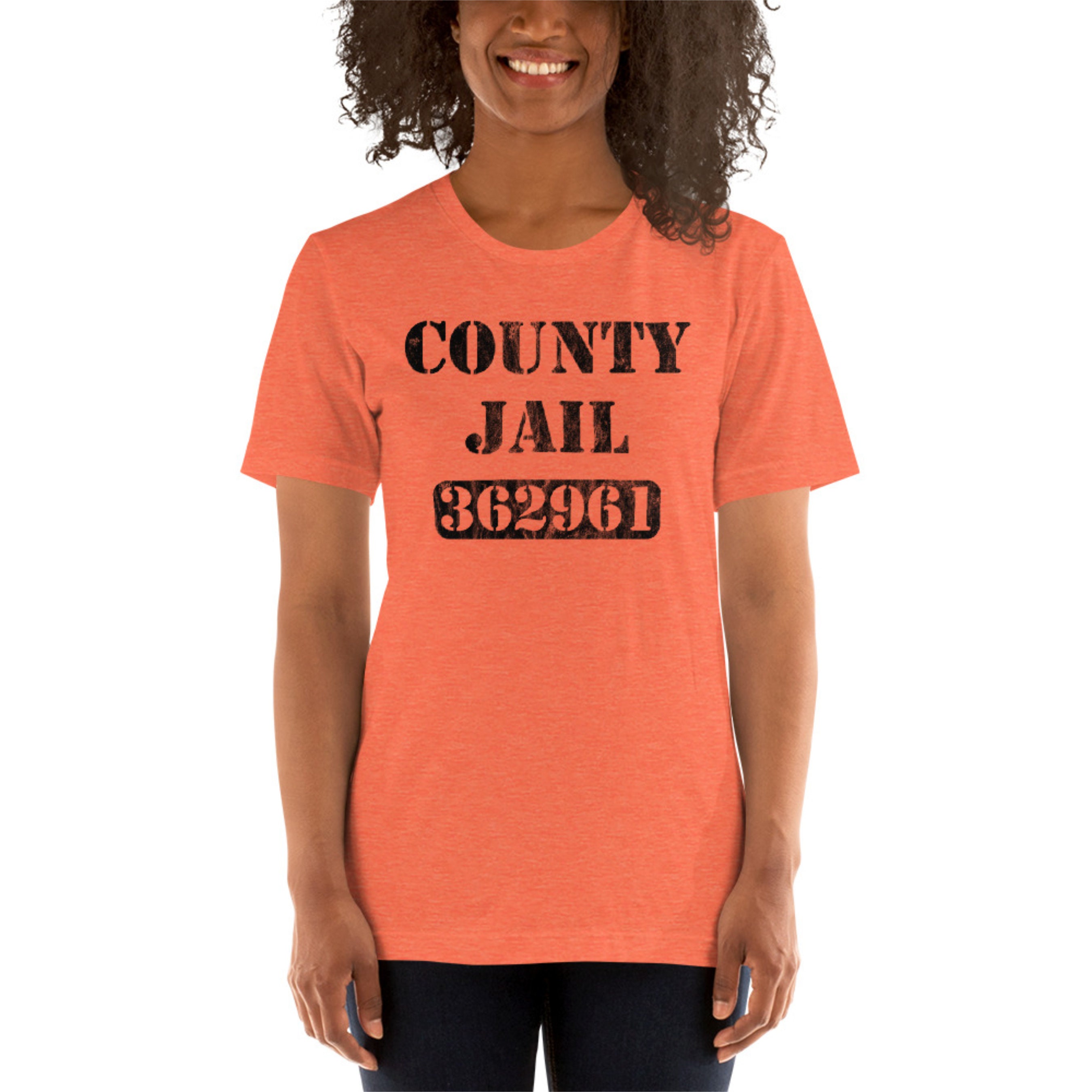 Prisoner Costume, Jail Costume, Distressed Jail Shirt, Inmate Number ...
