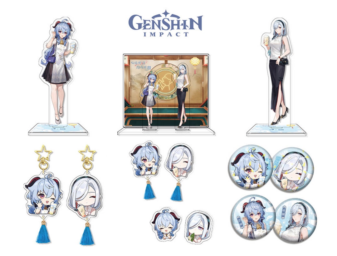 Genshin Impact Ganyu Shenhe Heytea Kit Heytea Acrylic Figure - Etsy