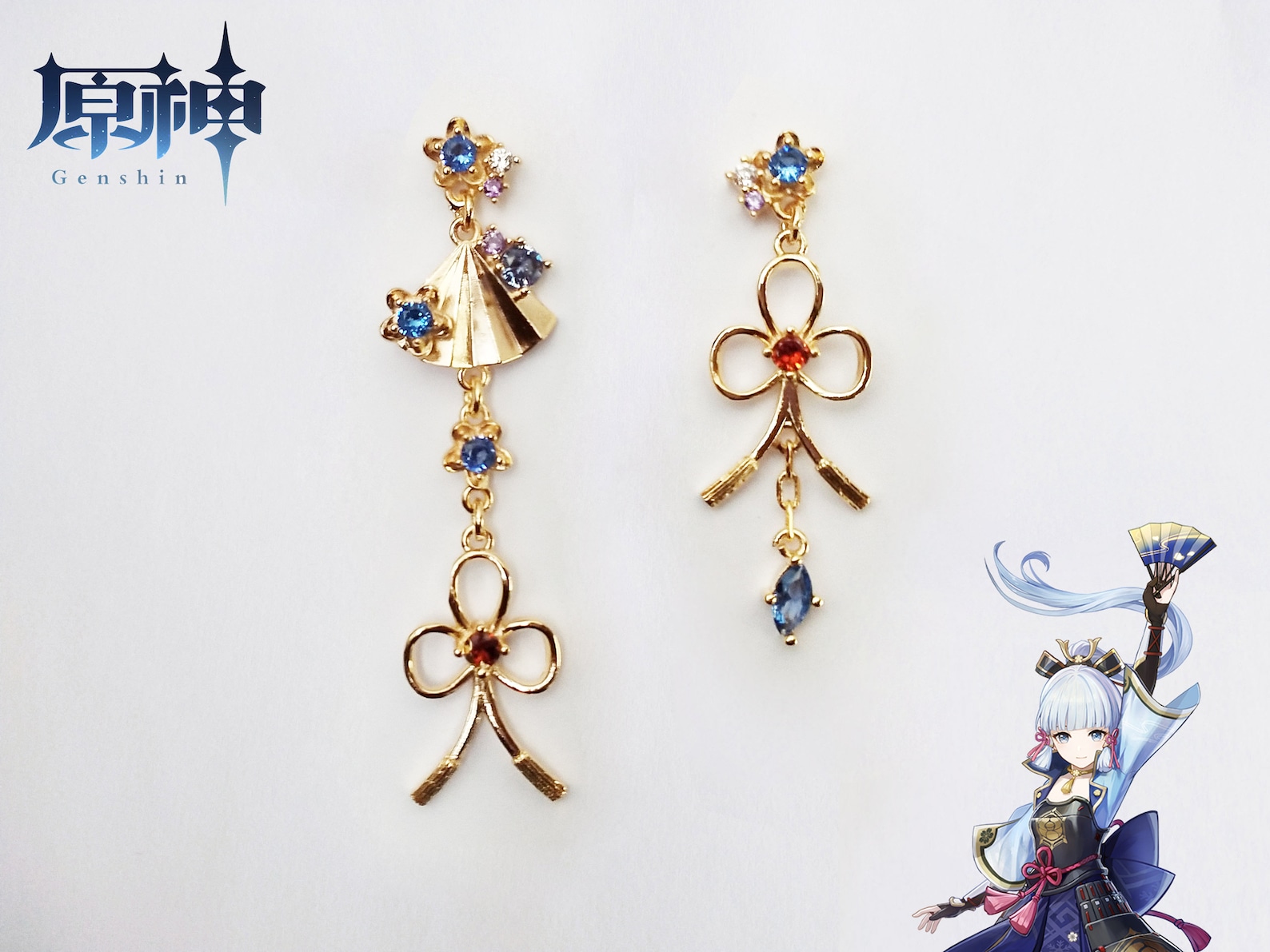 Genshin Impact Earrings Genshin Impact Gift Keqing Zhongli - Etsy