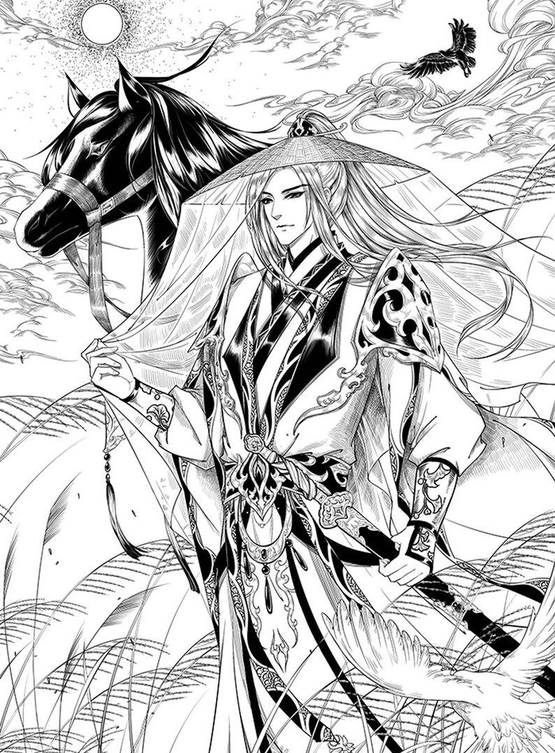 Jun Jian by Da Da Cat, How to Draw Chinese Ancient Style Handsome Male ...