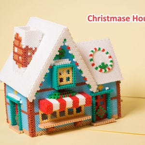 Instant Download Christmas House Perler Bead Pattern - Etsy