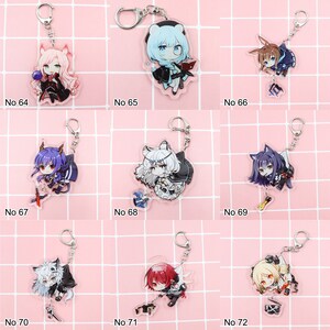 Arknights Charm Buy 2 Get 1 Free, Arknights Keychain, Mostima, W ...