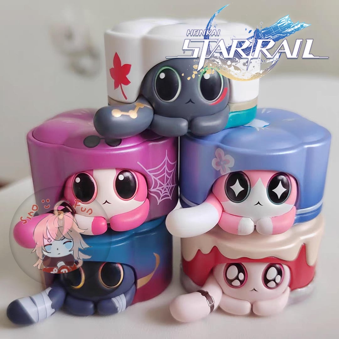 Official Honkai Star Rail Cat Cake Miniature 5 Random Pieces Kit, Kafka ...