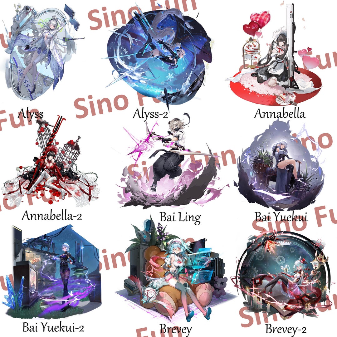 Tower of Fantasy Acrylic Stand, Tower of Fantasy Figure Standee, Alyss ...