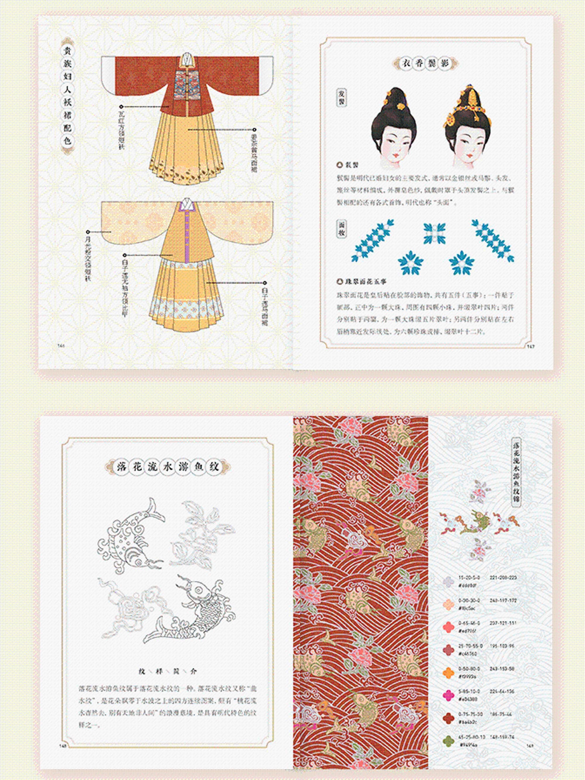 Chinese Hanfu Pocket Book in Chinese Language, Chinese Hanfu Knowledge ...