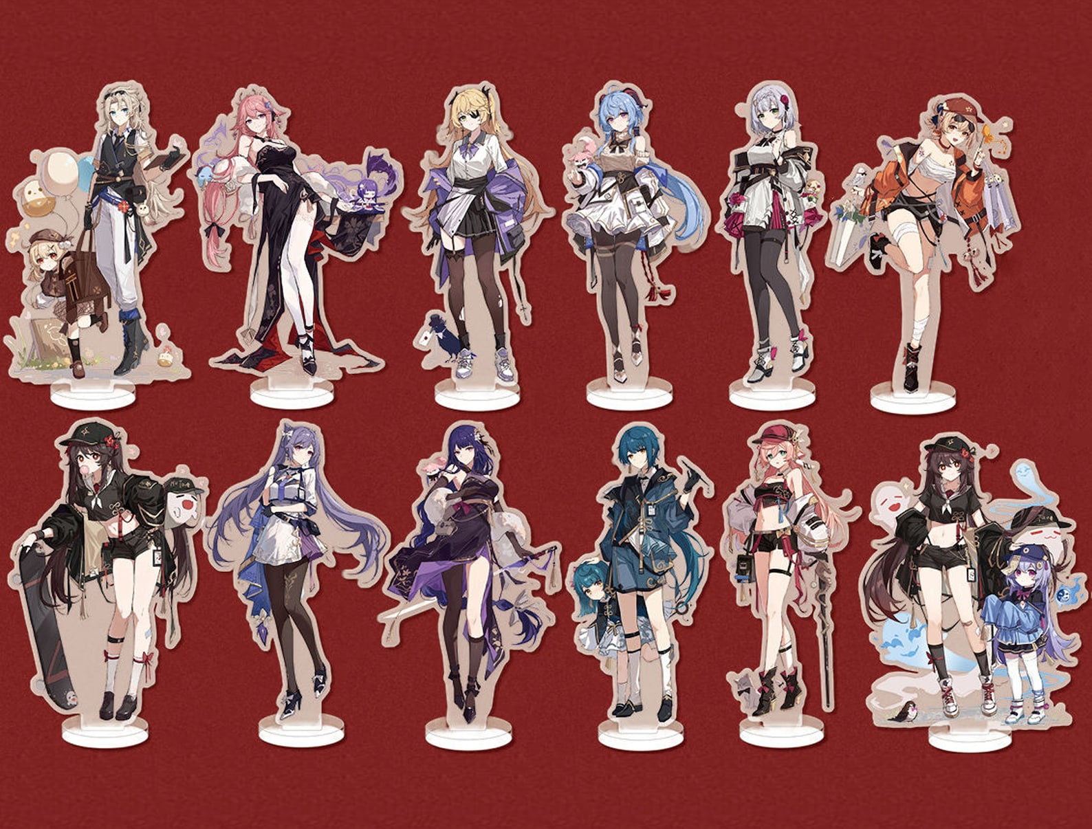 Genshin Impact Figure Stand Buy 2 Get 1 Free, Genshin Impact Acrylic ...