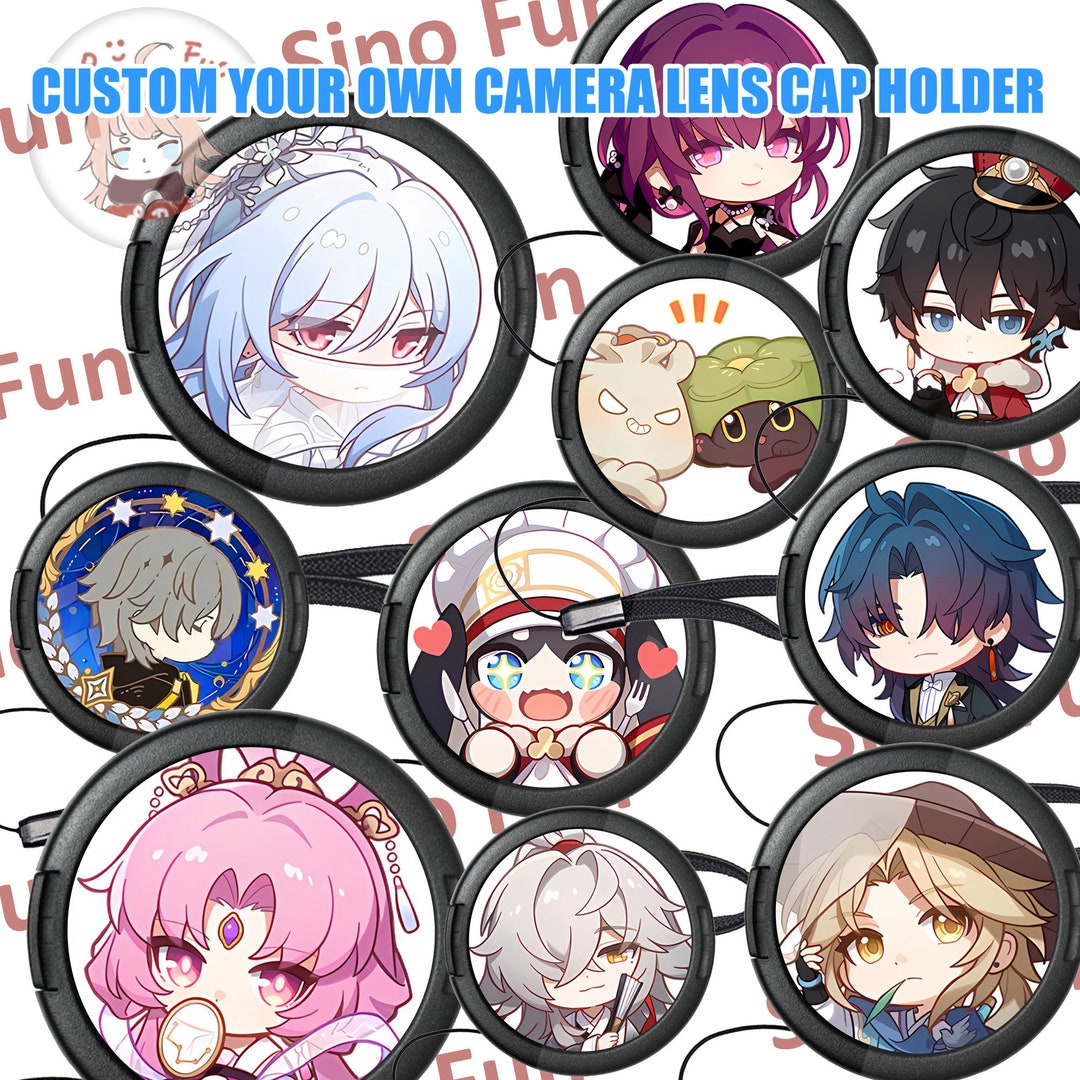 Custom Lens Cap Holder, Honkai Star Rail Camera Lens Cap Holder, Ruan ...