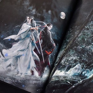 Official MDZS Artbook, Mo Dao Zu Shi Donghua Animation Art Book, Wei ...