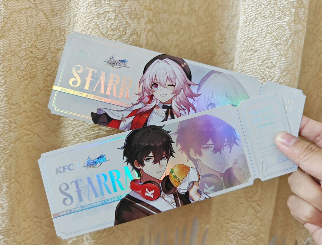 Honkai Star Rail Limited Official Hologram Ticket Cup Sleeve - Etsy