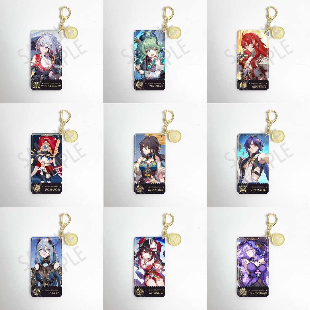 Honkai Star Rail Charm Buy 2 Get 1 Free, Honkai Star Rail Keychain ...