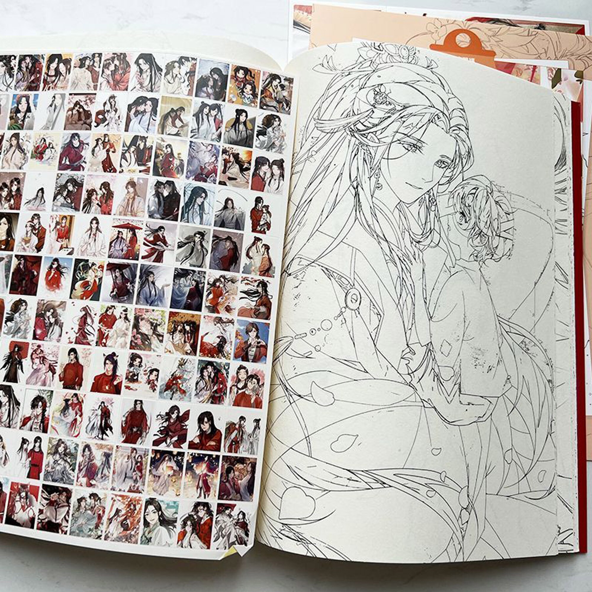 TGCF Coloring Book Heaven Official's Blessing Coloring - Etsy