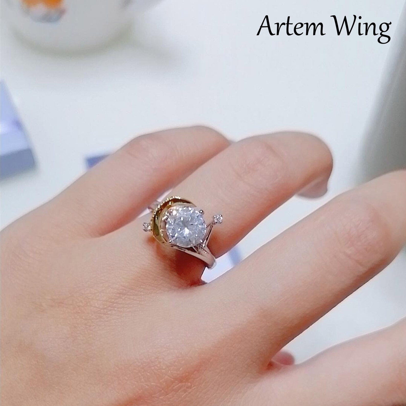 Tears of Themis 2nd Anniversary Wedding Rings Luke Pearce - Etsy