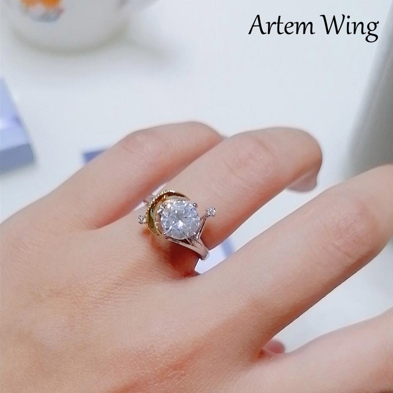 Tears of Themis 2nd Anniversary Wedding Rings Luke Pearce - Etsy