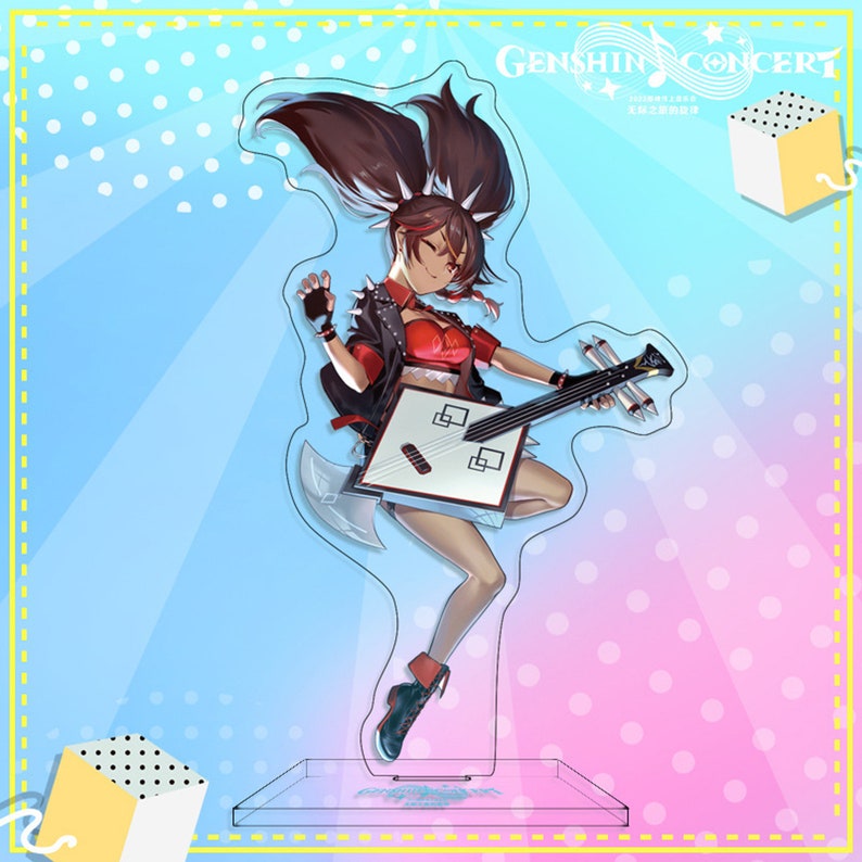 Genshin Impact 2022 Concert Figure Stand Kit Acrylic Stand - Etsy