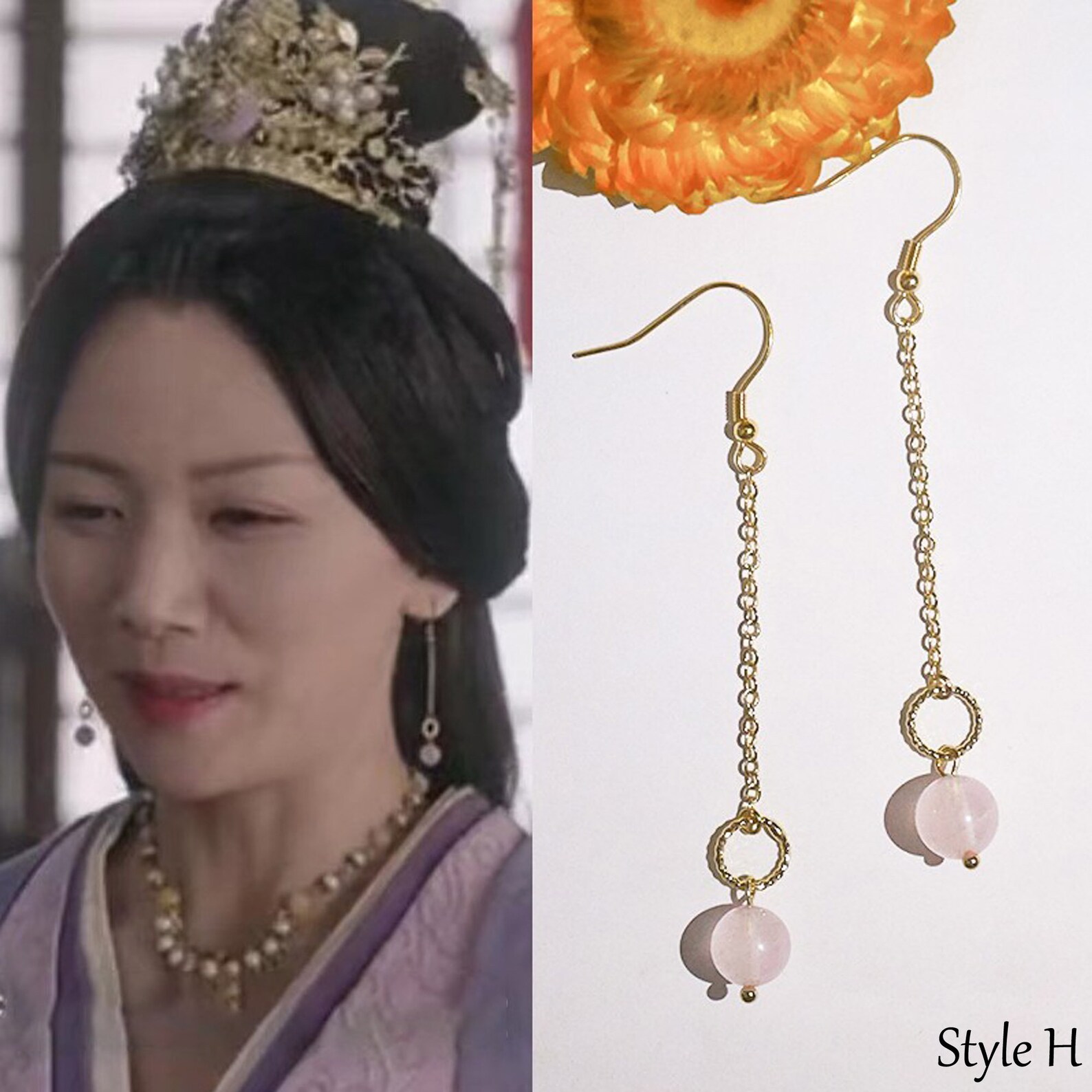 Love Like the Galaxy Cheng Shaoshang Earrings Yue Sheng Cang - Etsy