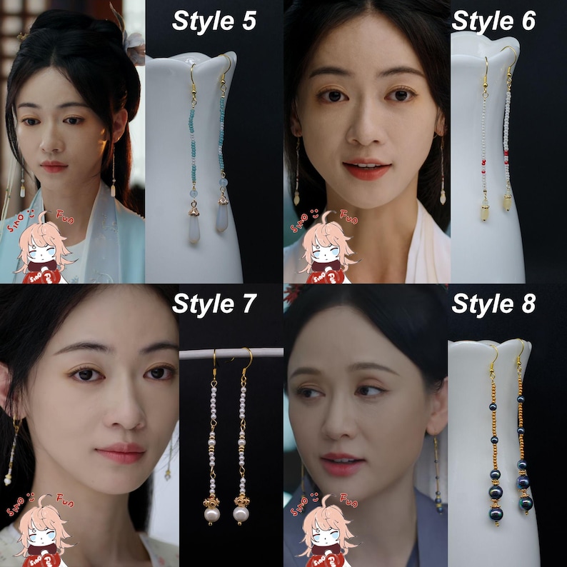 The Double Earrings, Chinese Drama, Xue Fangfei, Wu Jinyan, Xiao Heng ...
