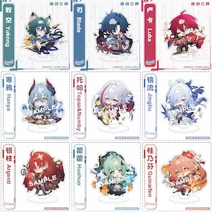 Honkai: Star Rail Chibi Acrylic Standee Buy 2 Get 1 Free, HSR Figure ...