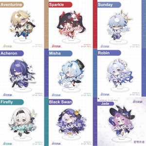 Honkai: Star Rail Chibi Acrylic Standee Buy 2 Get 1 Free, HSR Figure ...