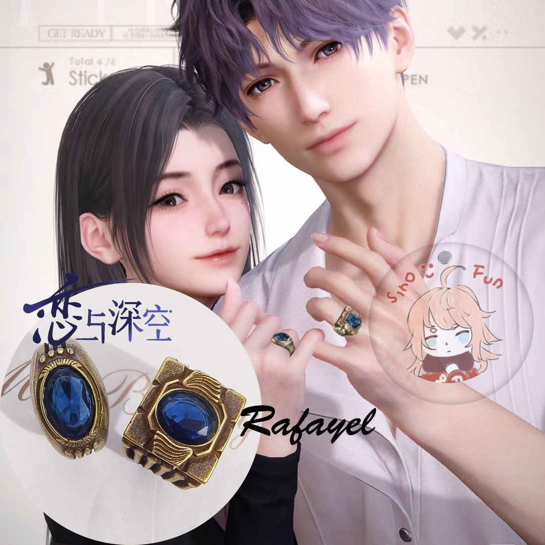 Love and Deepspace 100 Affinity Rings, Rafayel, Zayne, Xavier, 恋と深空, 恋与 ...