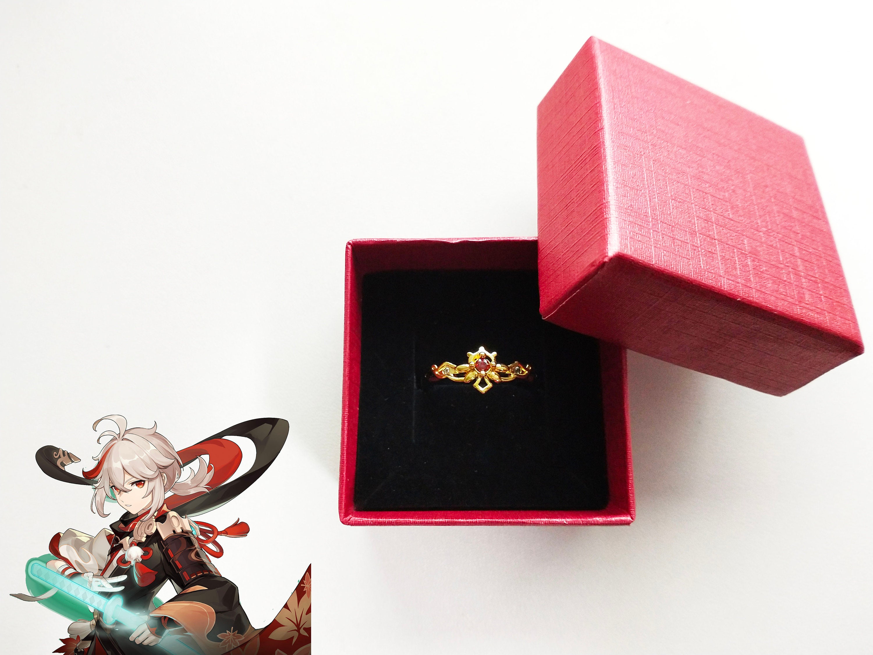Genshin Impact Rings Genshin Impact Gift Kazuha Zhongli - Etsy