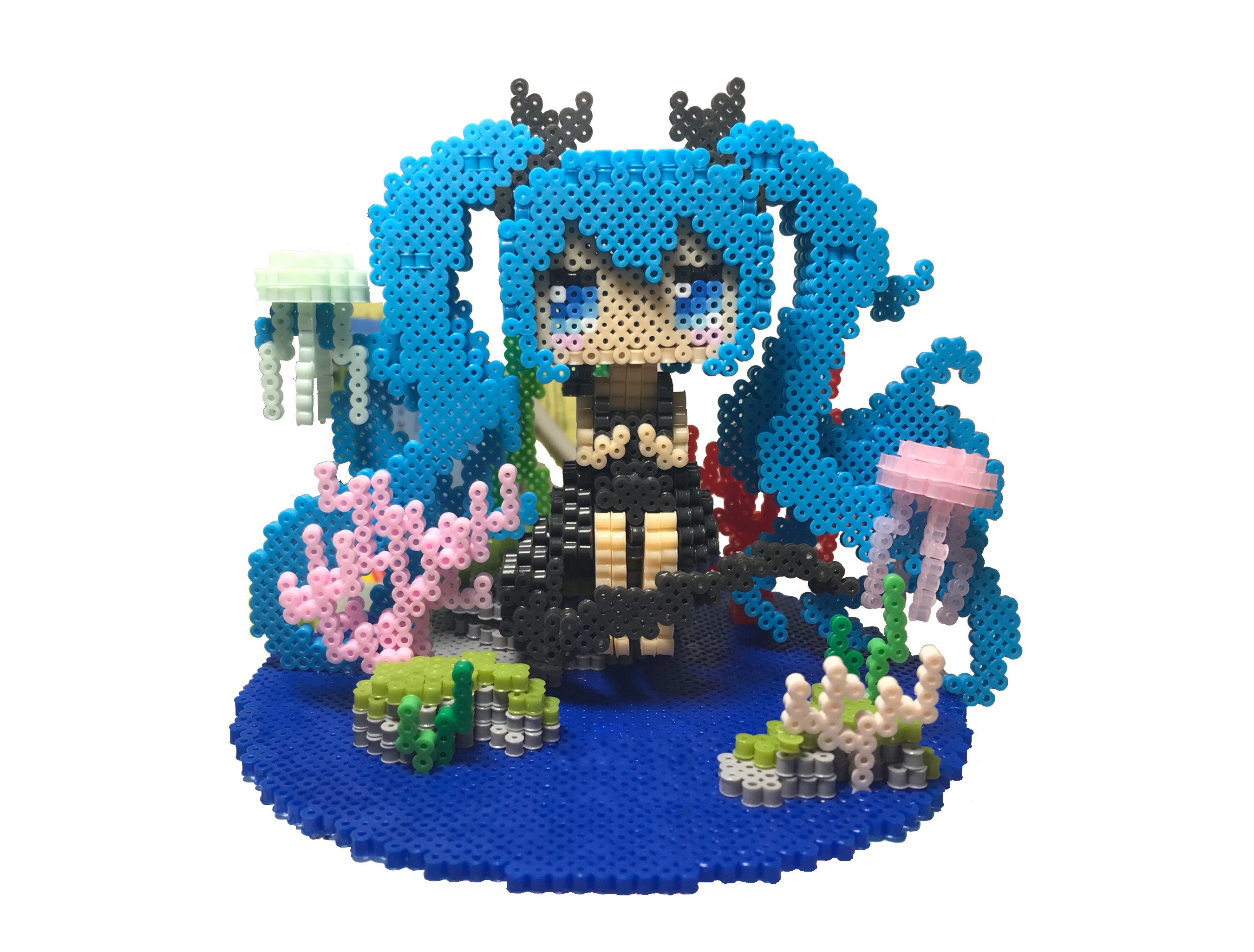 Miku Hatsune Vocaloid Hama Beads Perler Beads Perler Bead Patterns Images