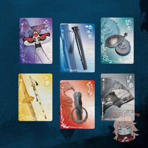 Official the Untamed Collection Cards, Wei Wuxian, Lan Wangji, Chen ...